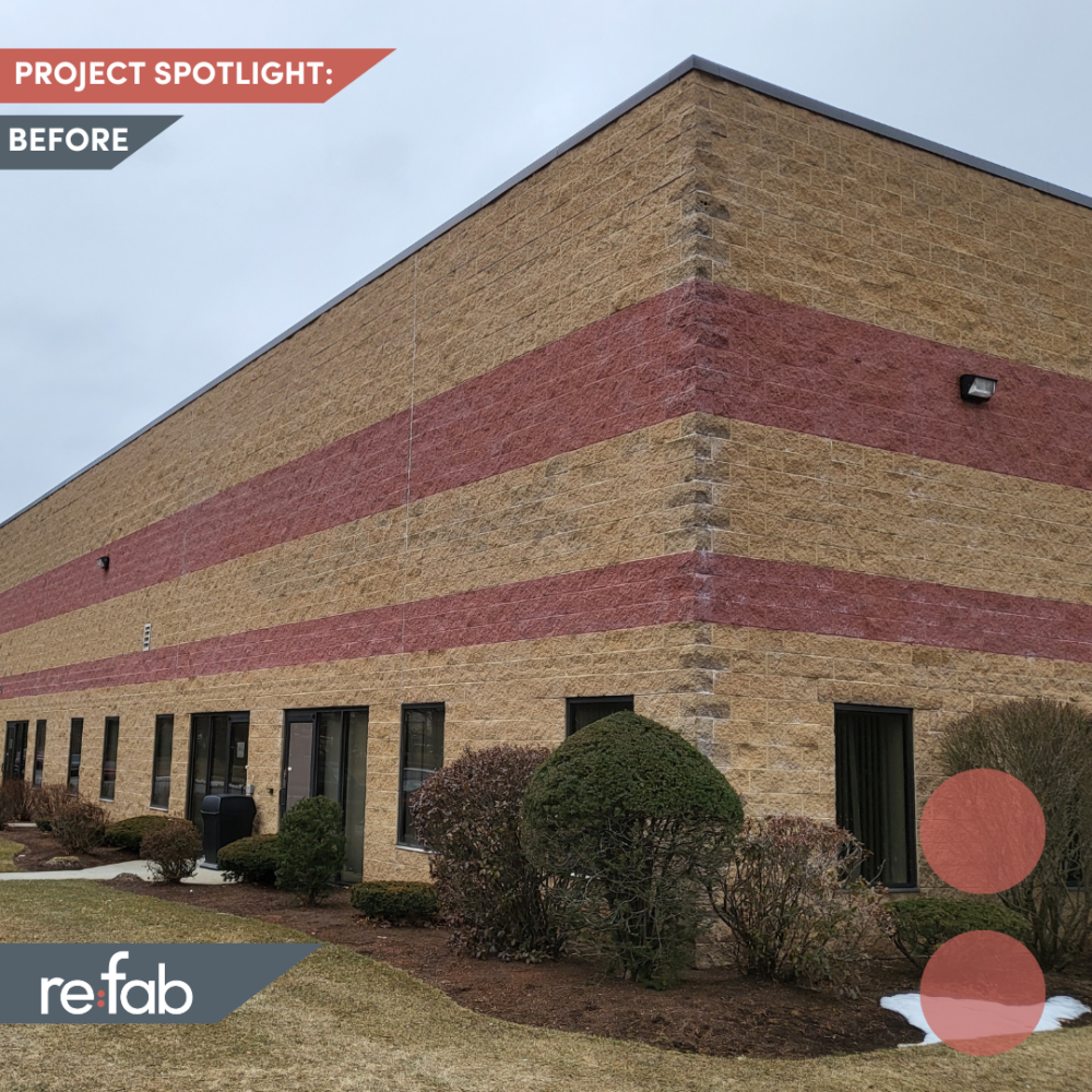 Project Spotlight: TWO Buildings repainted in ONE WEEK! - re:fab