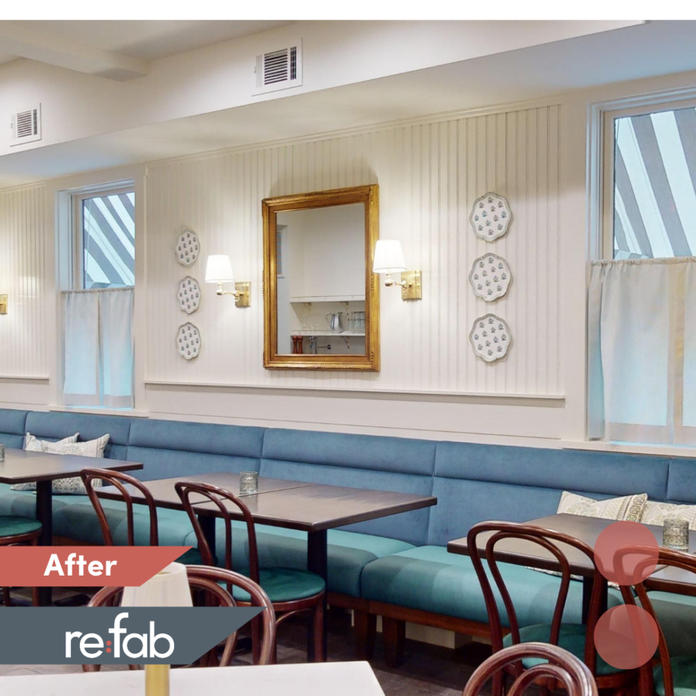 A Whole New Restaurant with Restored and Added Character - re:fab